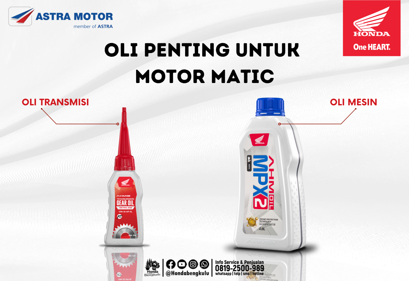 Oli yang Penting Pada Motor Matik | Astra Motor